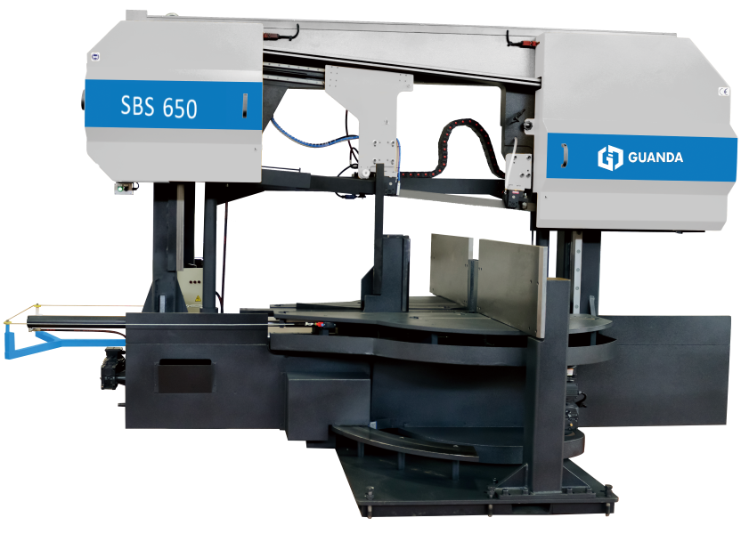 High-Quality Beam Cutting with SBS Double Mitre Bandsaw